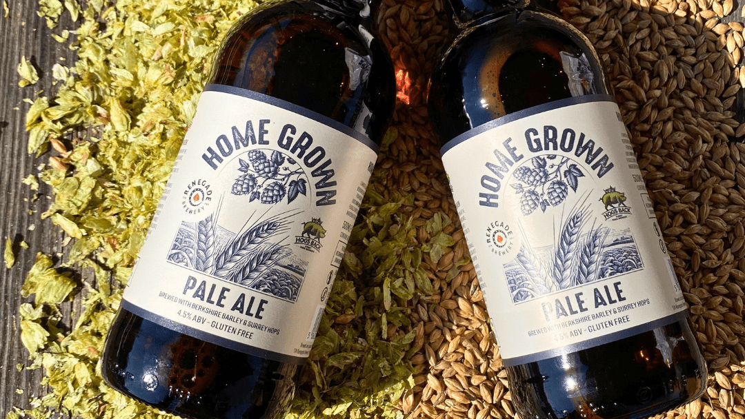 Home Grown collaboration beer with Renegade – Hogs Back Brewery