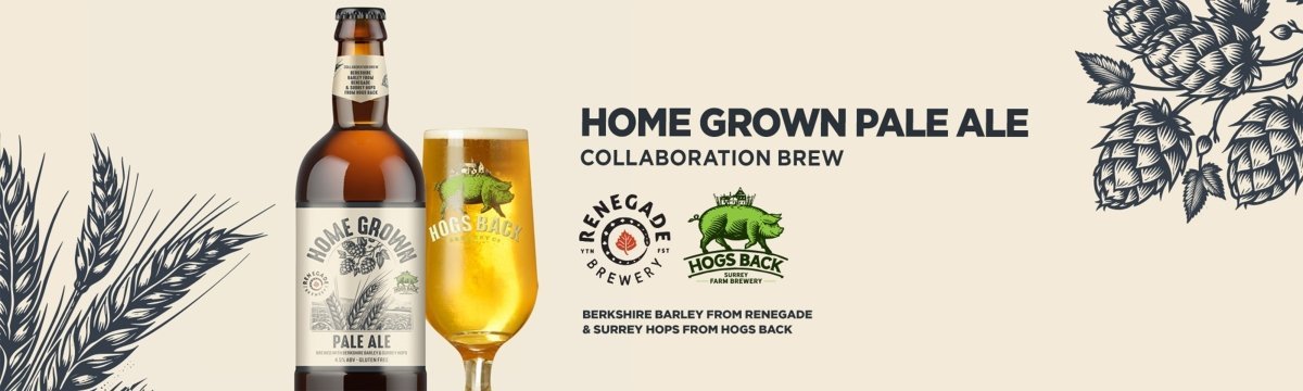 Home Grown Pale Ale bottled beer launches – Hogs Back Brewery