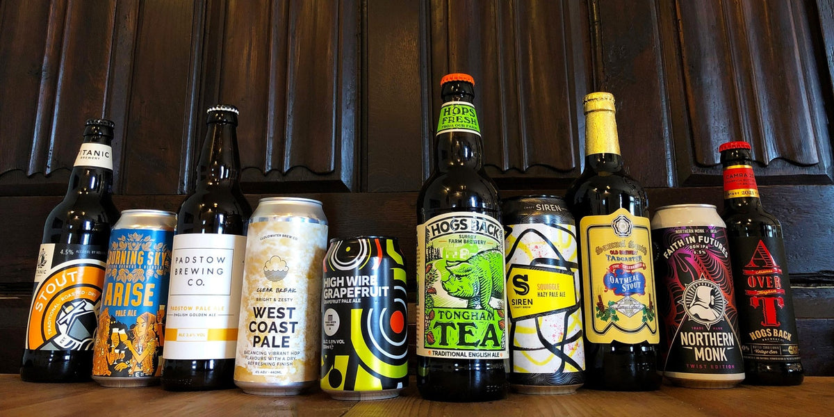 Best of British Beers in the Brewery Shop! – Hogs Back Brewery