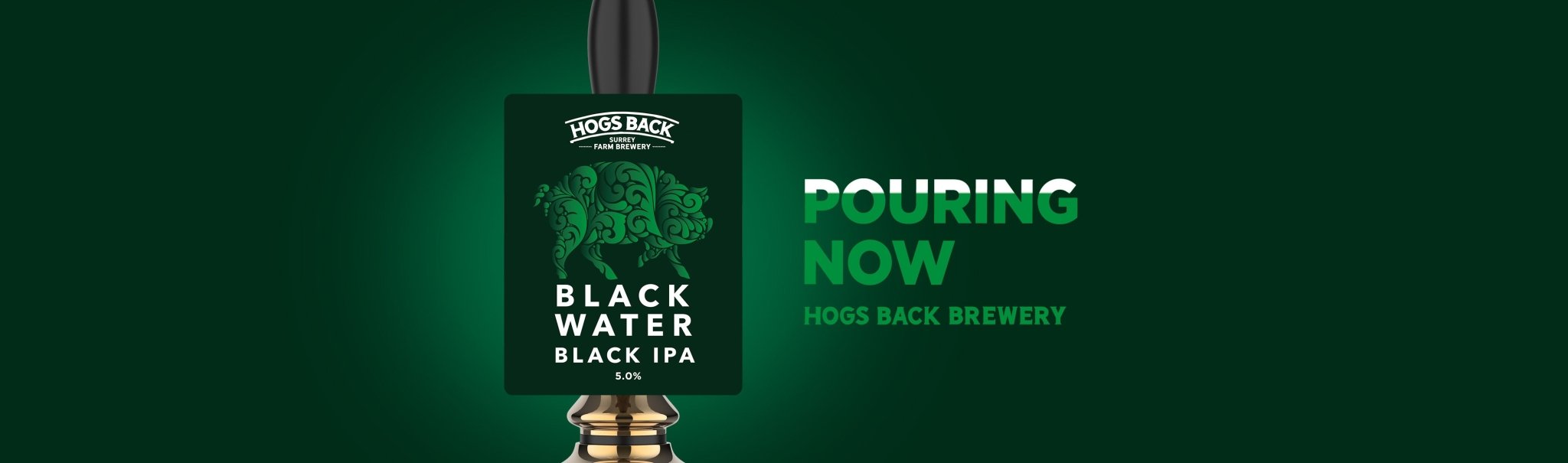 Blackwater Black IPA Pouring Now – Hogs Back Brewery