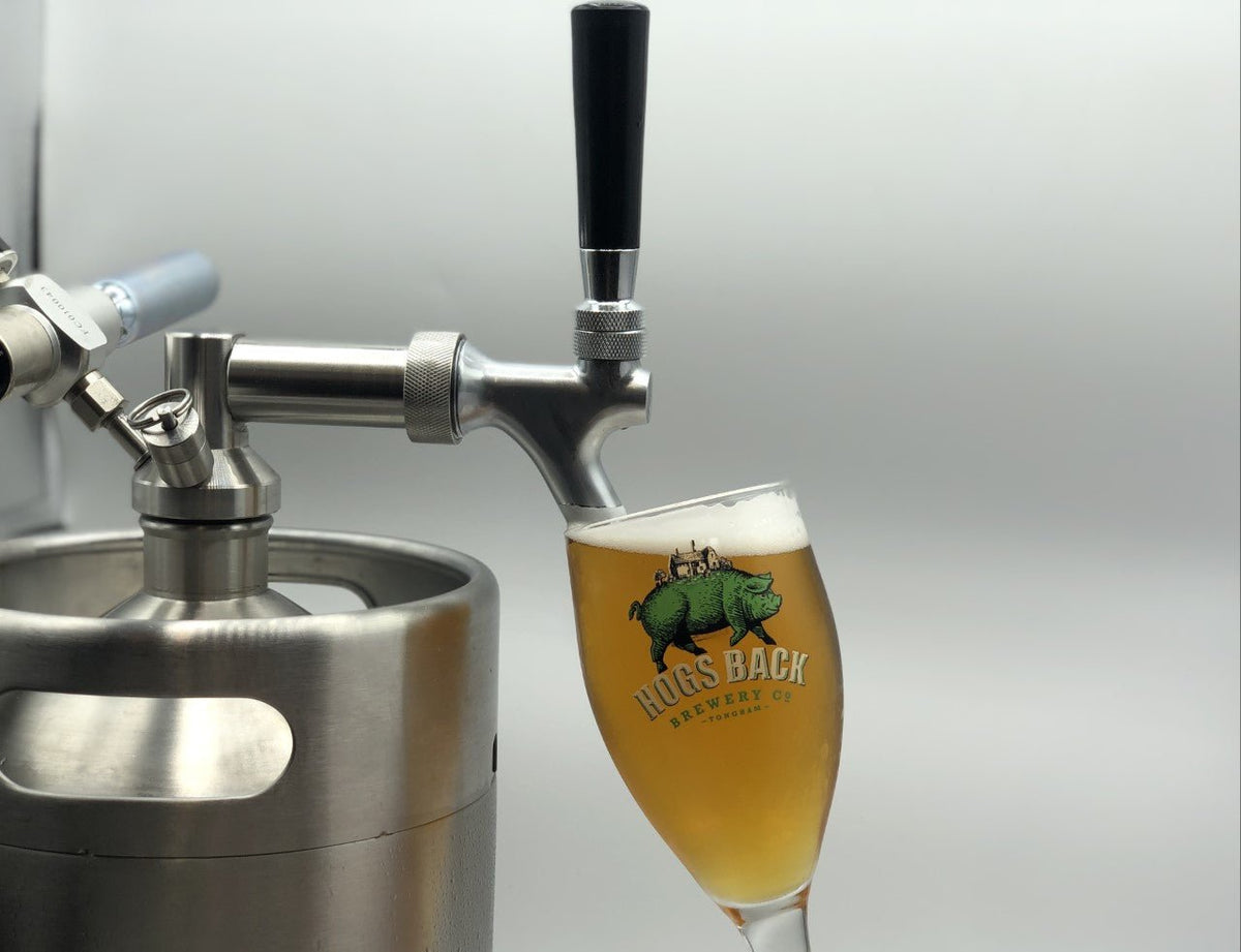 Brewery Gate Kegs Arrive in Tongham – Hogs Back Brewery