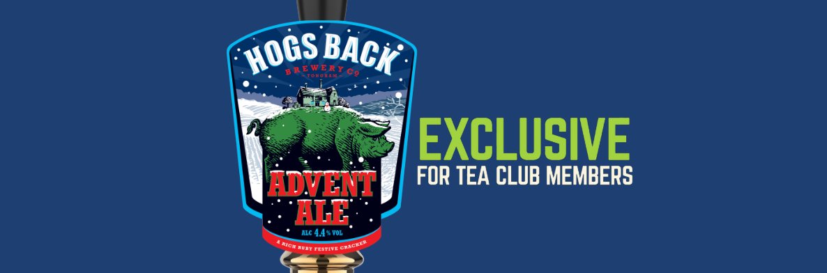 Get your invite to our Christmas Beer Tastig – Hogs Back Brewery