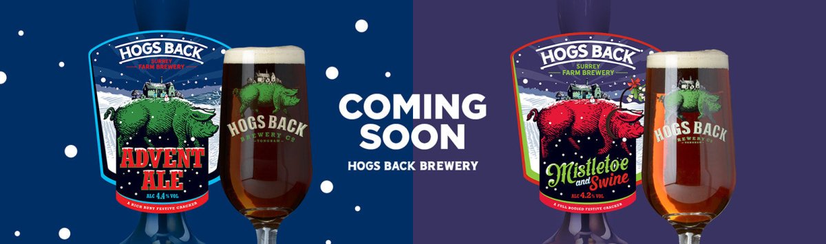 Christmas 2025 beers in the brewhouse – Hogs Back Brewery