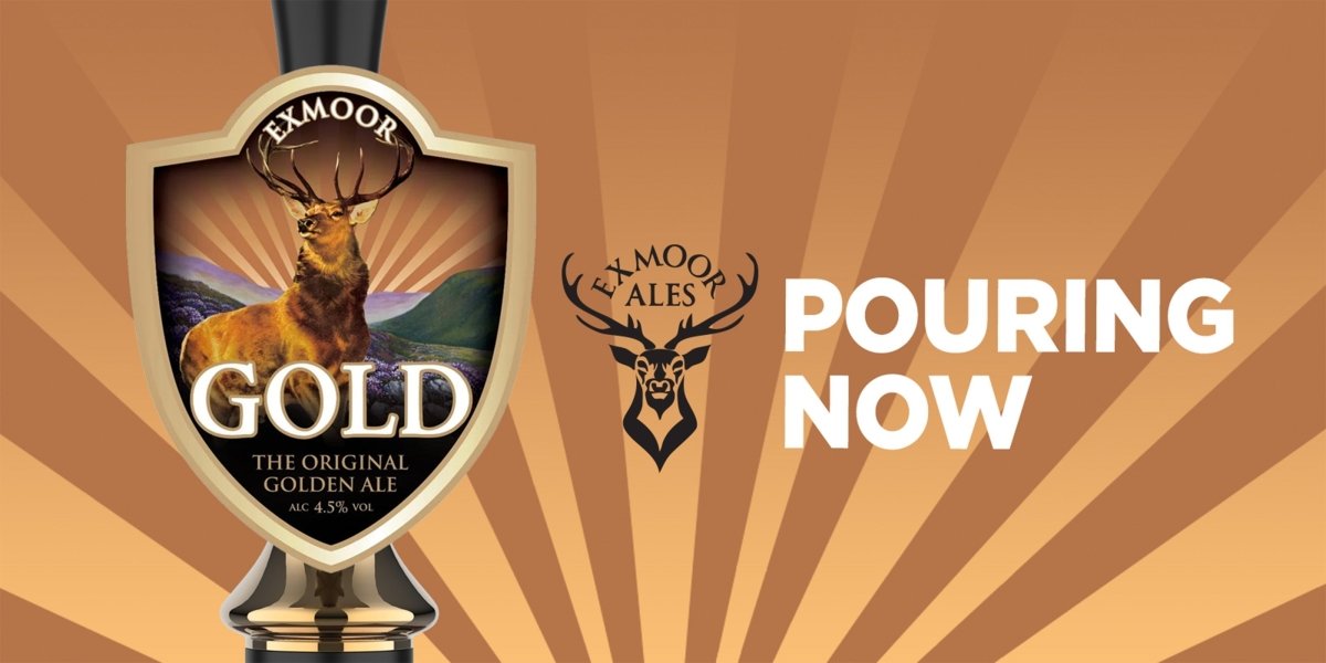 Exmoor Gold Pouring Now in the Brewery Shop and Tap – Hogs Back Brewery