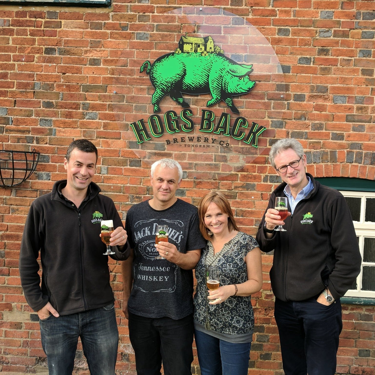 Hogs Back Brewery welcomes Head Brewer for a Day winners