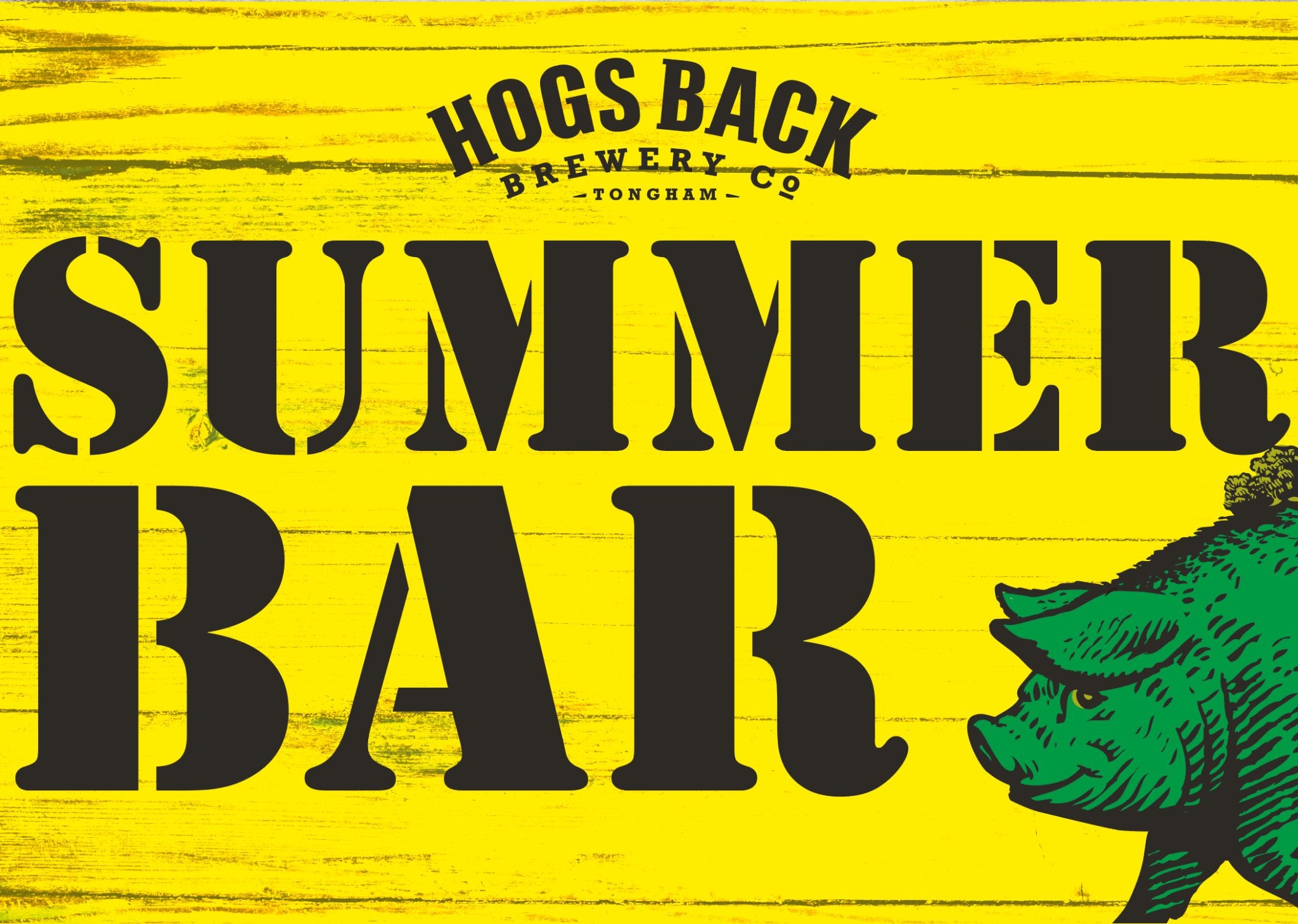 Hogs Back to open a Summer Bar – Hogs Back Brewery