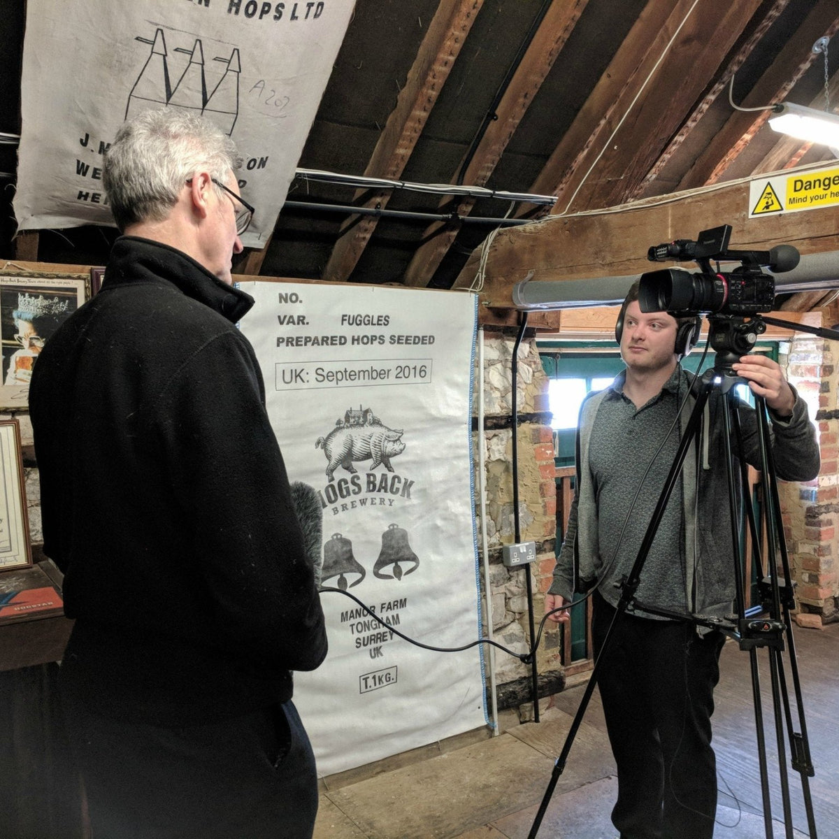 Hogs Back welcomes That's TV to the Brewery – Hogs Back Brewery