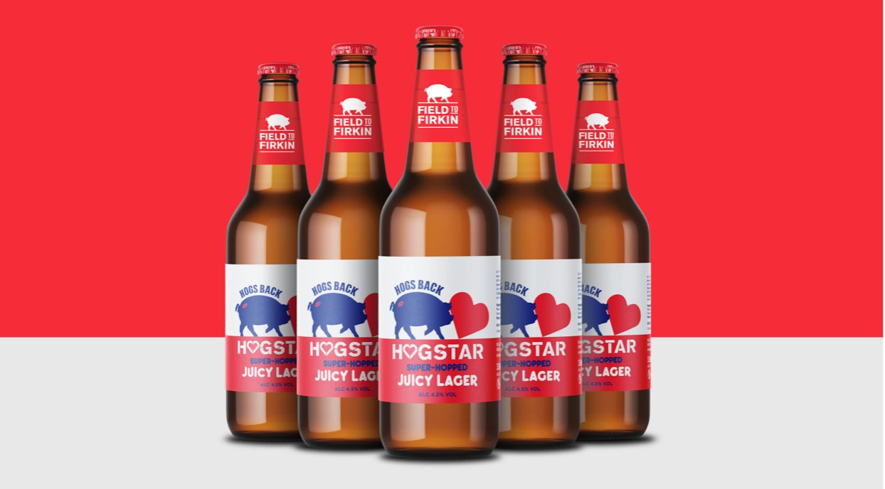 Hogstar Juicy Lager is back! – Hogs Back Brewery