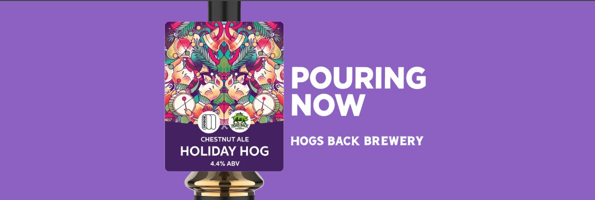 Holiday Hog beer now pouring – Hogs Back Brewery