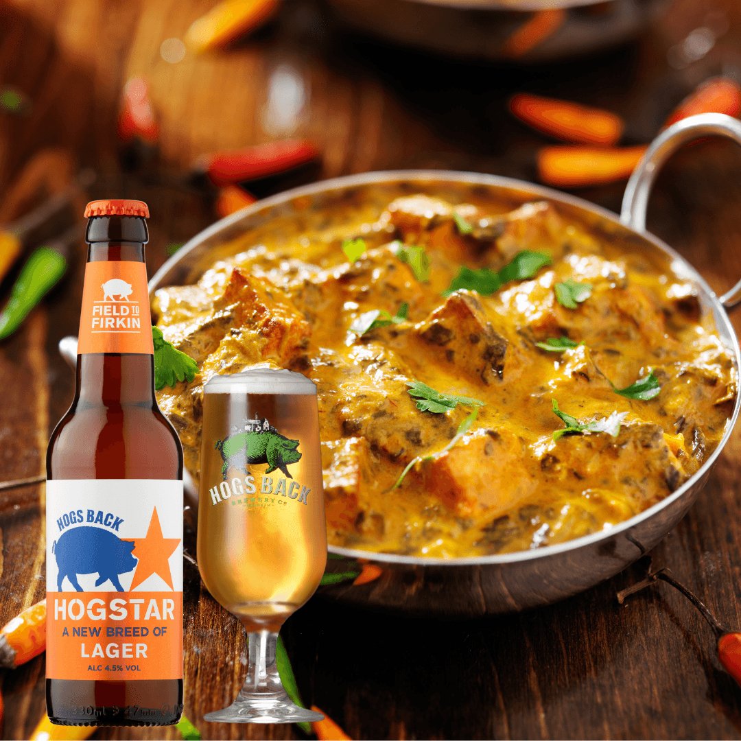 #NationalCurryWeek recipe to enjoy with Hogstar Lager – Hogs Back Brewery