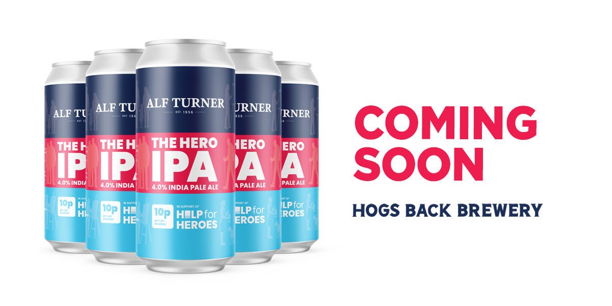 The Hero IPA coming soon in cans – Hogs Back Brewery