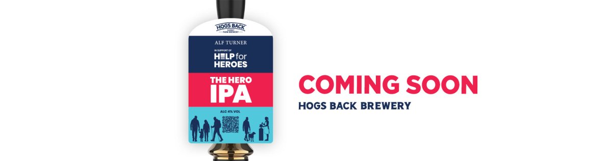 The Hero IPA beer brewed in support of Help for Heroes – Hogs Back Brewery