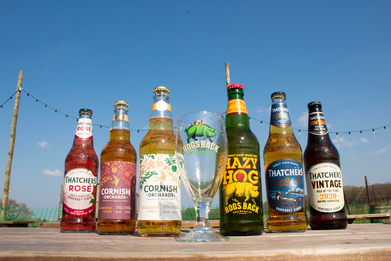 UK, International & Craft Beer range in bottles and cans – Hogs Back ...