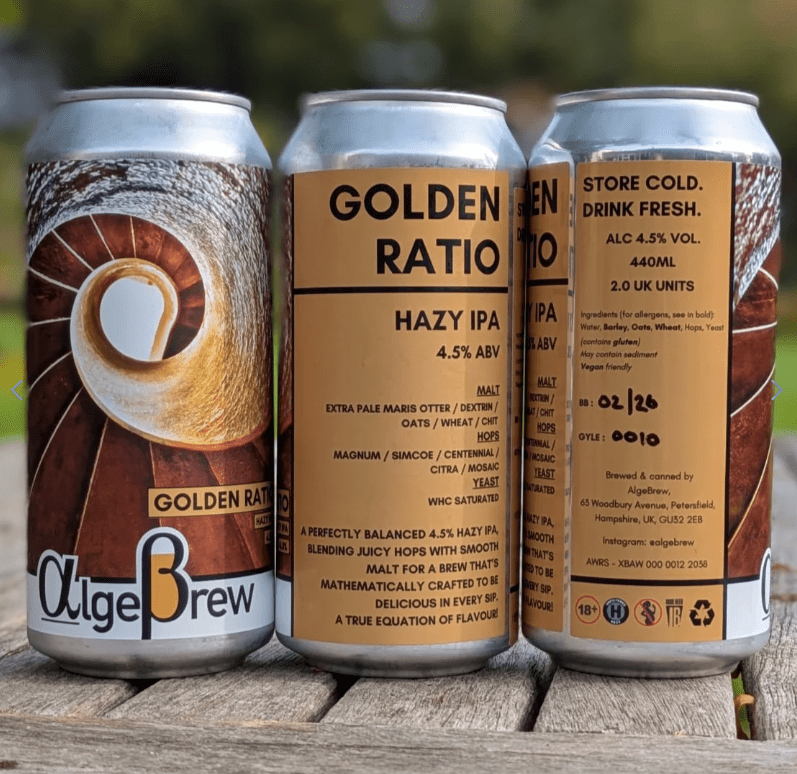 AlgeBrew Golden Ratio 440ml Can – Hogs Back Brewery
