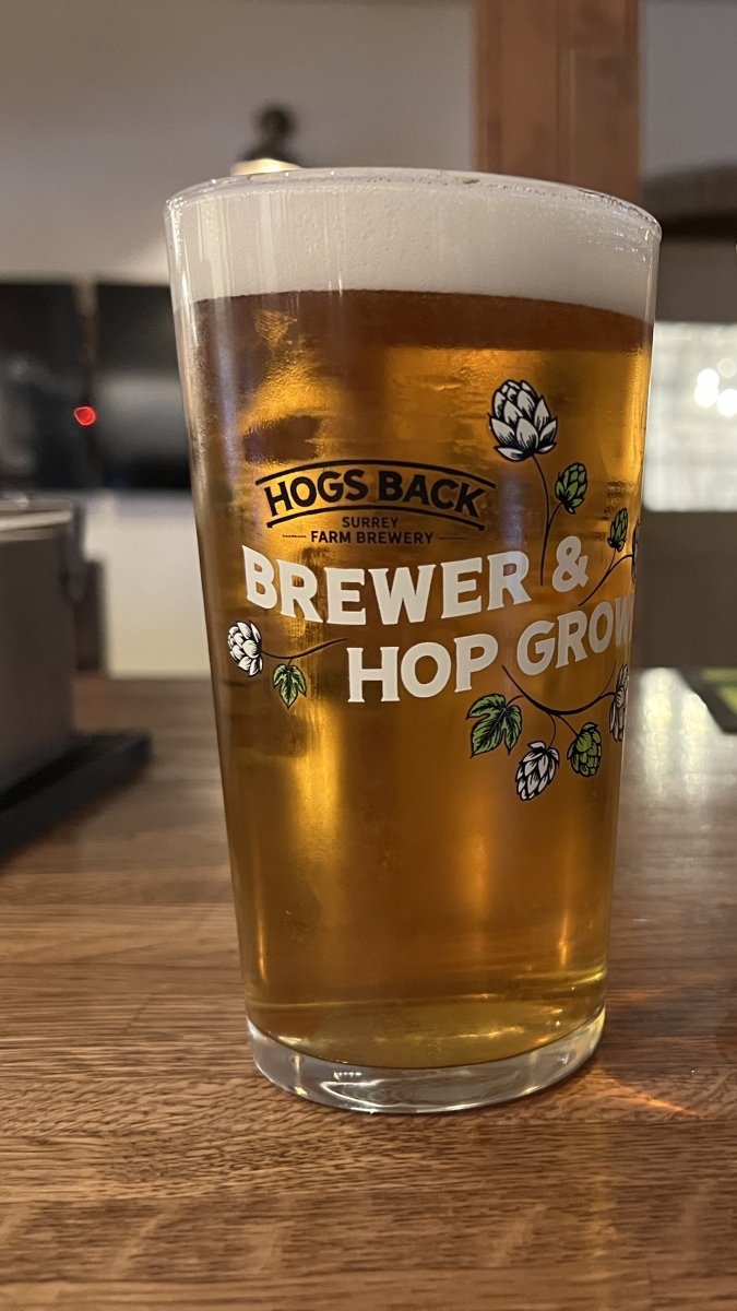 Hogs Back Pint Glass – Hogs Back Brewery