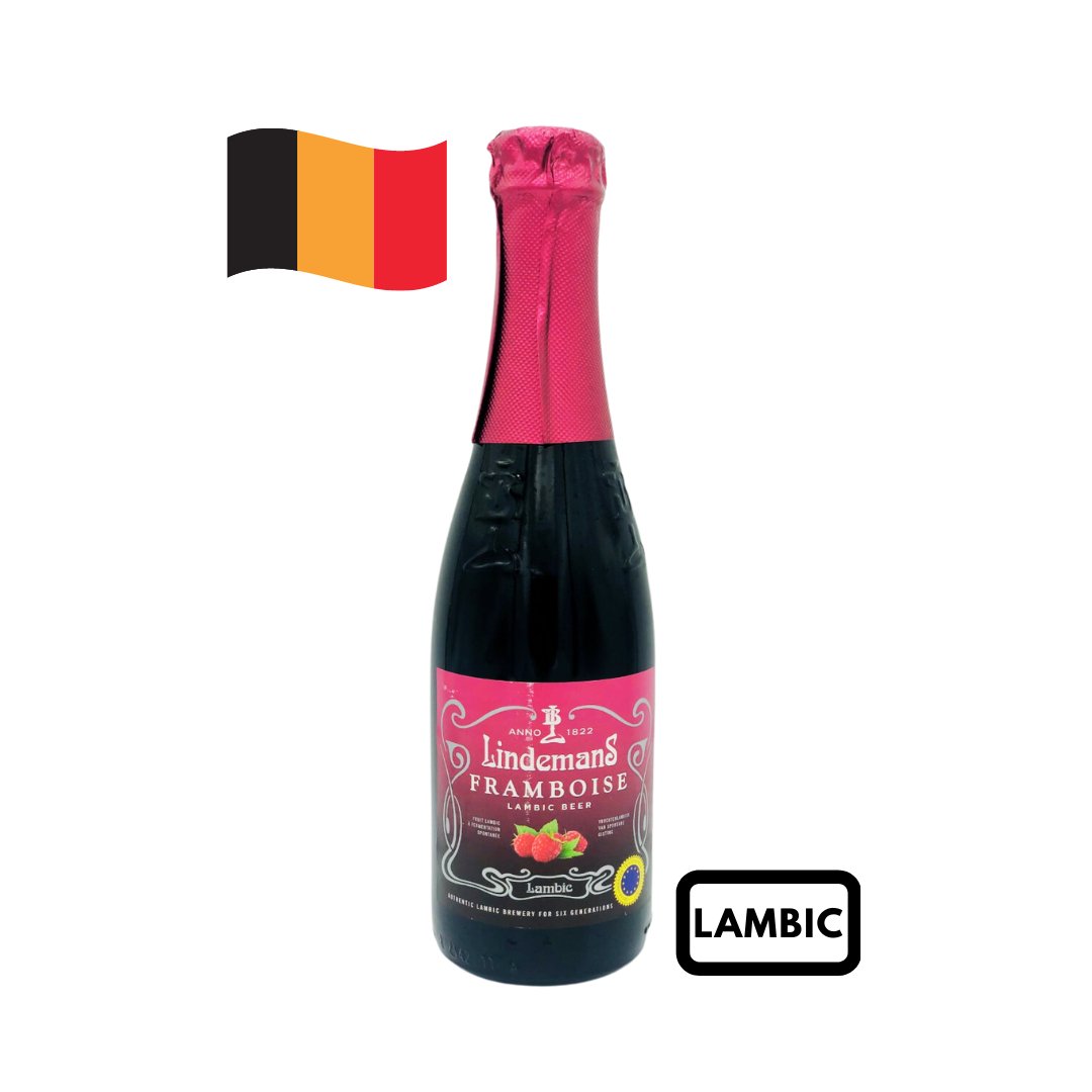 Lindemans Framboise Belgian Lambic Raspberry Fruit Beer Bottled – Hogs ...