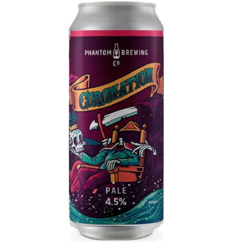 Phantom - Coronation 4.5% beer in can – Hogs Back Brewery