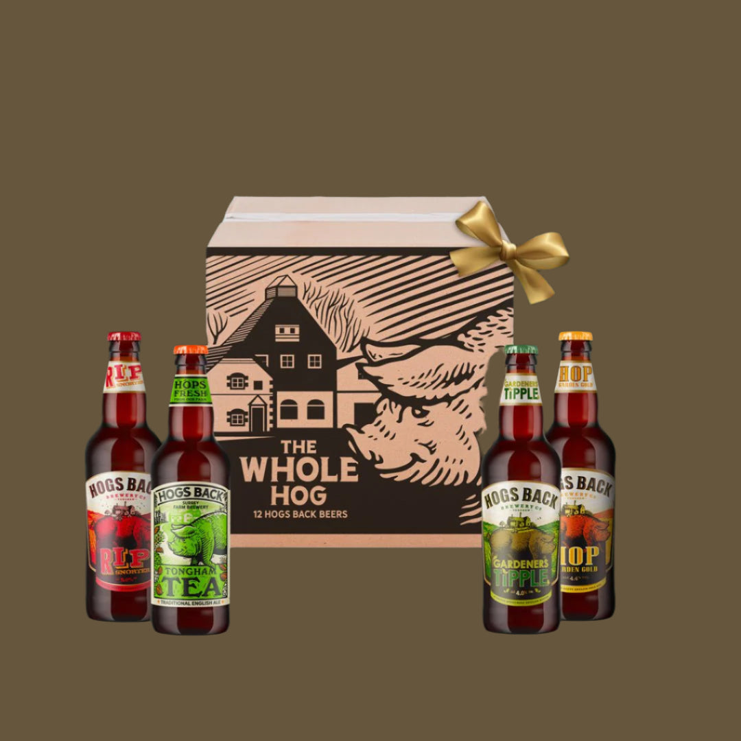 The Whole Hog Mixed Selection Case with 12 bottles of beer – Hogs Back ...